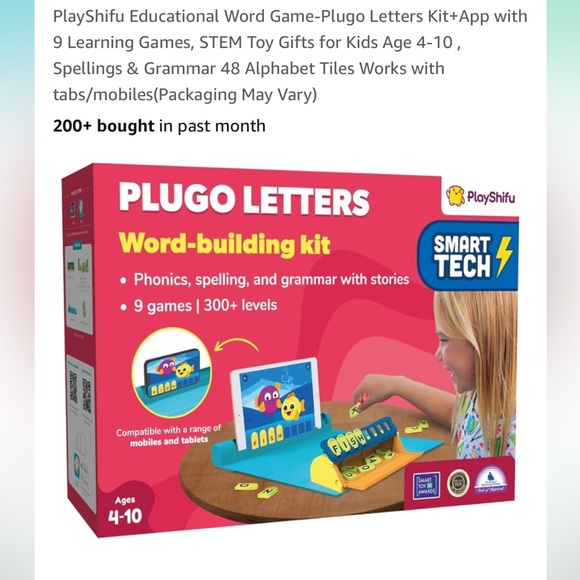 Toys | New Plugo Letters Educational Word Game Kit | Poshmark